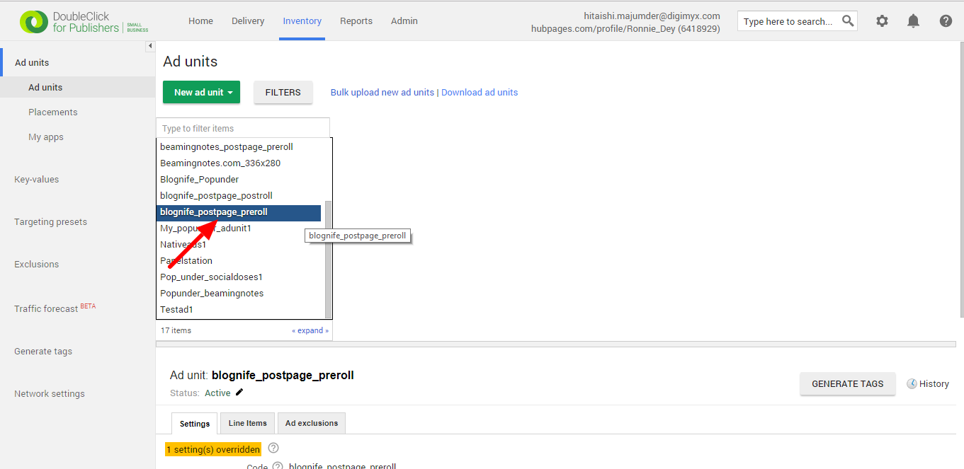 How to Generate Ad Tags in Google Ad Manager?