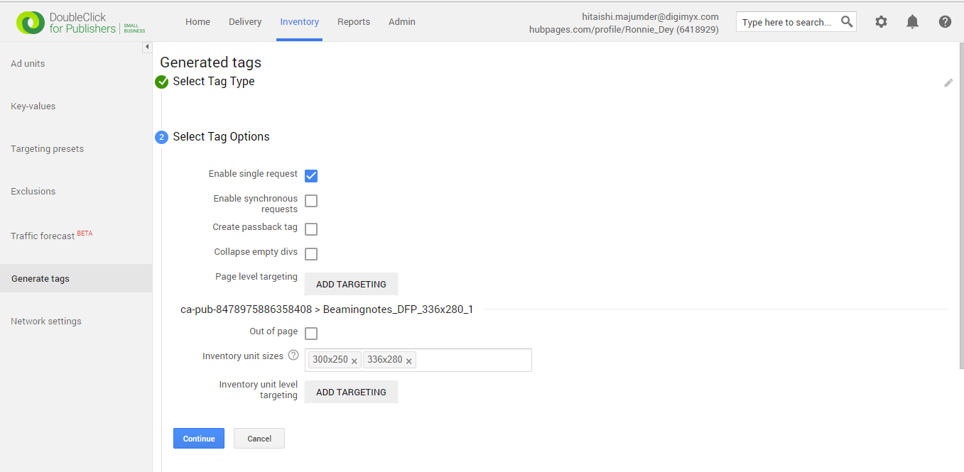 How to Generate Ad Tags in Google Ad Manager?
