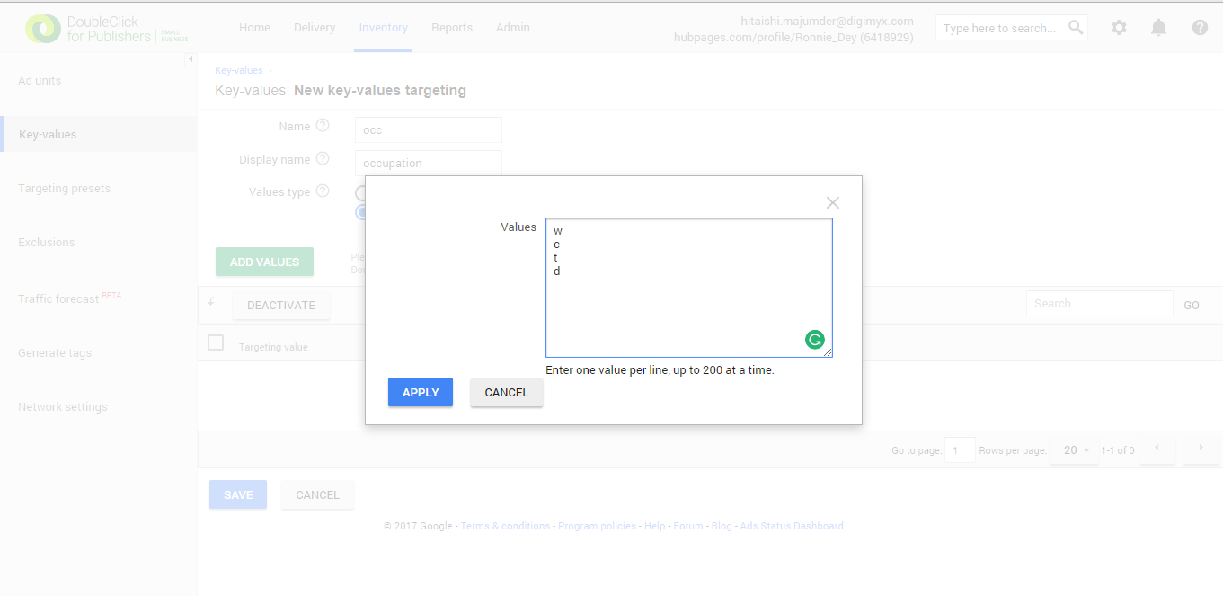 How to Setup Key-values in GAM (Google Ad Manager)