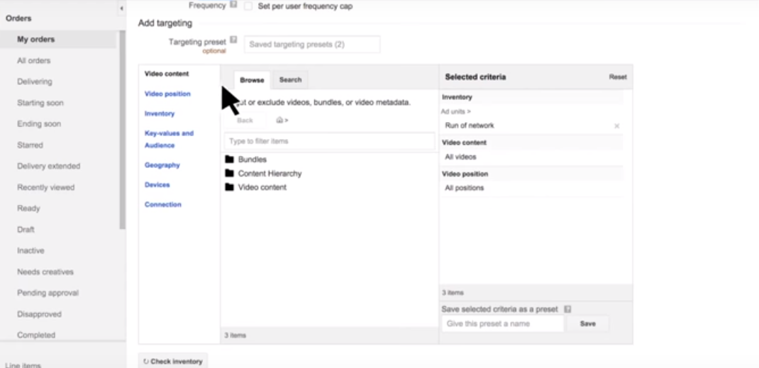 How to Create a Video Line Item in Google Ad Manager?
